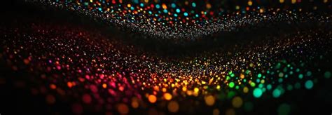 Premium Photo Organic Vortex Glitter Particles Glitter Abstract Background Sparkling Glitter