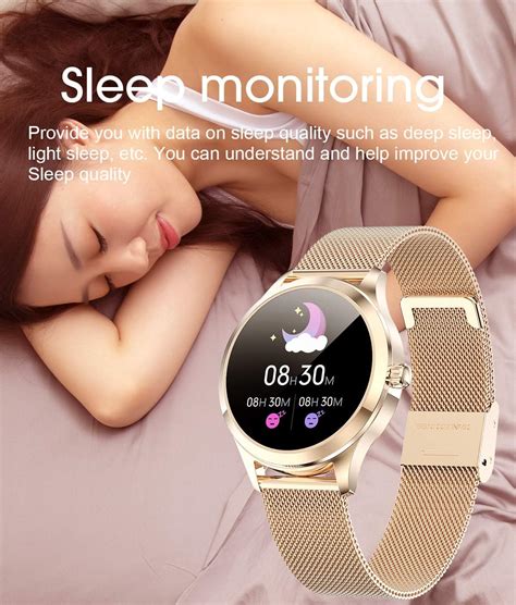 Reloj Inteligente Para Mujer Para Android Ios Rastreadores De Fitness Ip Impermeable Reloj