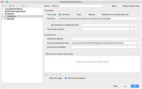 Enable PHPUnit With Laravel Homestead On PhpStorm To Stack Overflow