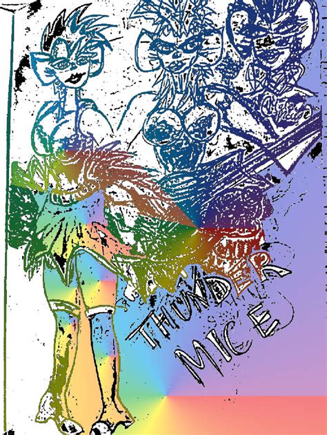 Thunder Mice Poster By Silverdepolognecomic On Deviantart