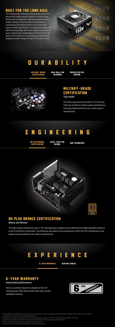 Asus Tuf Gaming W Power Supply Power Supplies Scorptec Computers