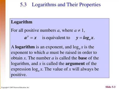 PPT Chapter Exponential And Logarithmic Functions PowerPoint Presentation ID