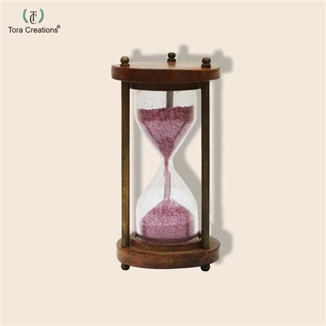 1 Minute Wooden And Brass Sand Timer At Rs 115 Piece Sand Timer In New Delhi Id 2853286059348