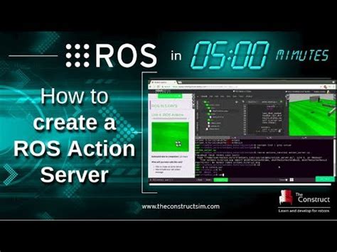 ROS In 5 Mins 033 How To Create A ROS Action Server YouTube