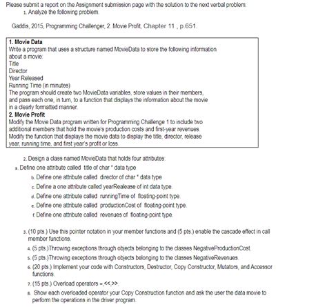 Solved Please Submit A Report On The Assignment Submission