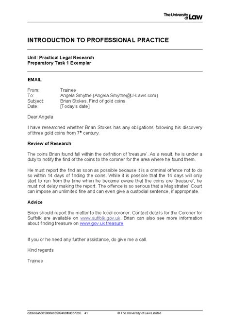 2425 Ipp Ws Practical Legal Research Ce02 Preparatory Task 01 Exemplar INTRODUCTION TO Studocu