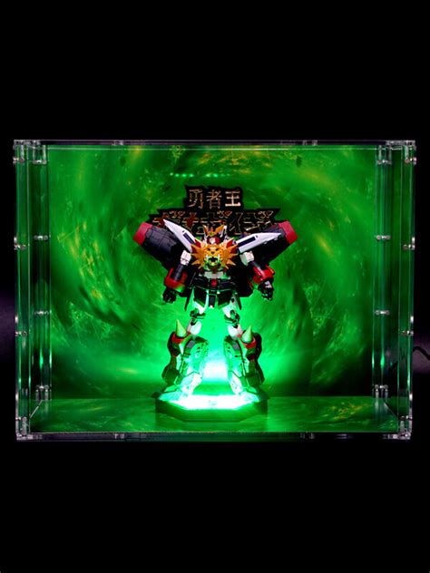 Rg 가오가이거 전용 Led 조명 장식장 케이스 건프라앤큐브 건큐브 케이스 장식장