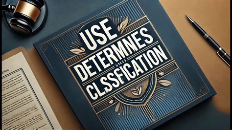 Use Determines Classification Pt1 Righttotravel Youtube