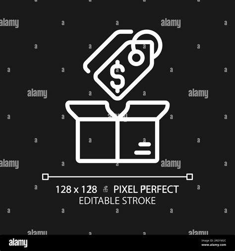 2d Customizable Pricing Label Linear Icon Stock Vector Image And Art Alamy