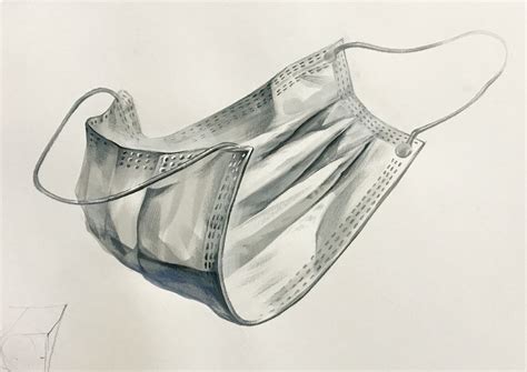 기초디자인 개체묘사 마스크 Geometric Art Prints Pencil Drawings Realistic Pencil Drawings