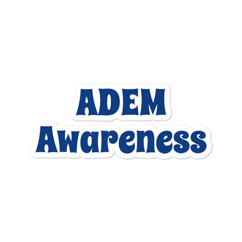 Bubble Free Stickers Adem Awareness The Chiari Project