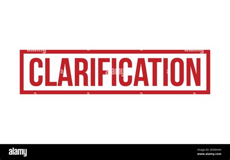 Clarification Stock Vector Images Alamy