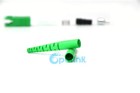 SC APC Simplex Singlemode Optical Fiber Connector Technical Guarantee Good Quality OPELINK