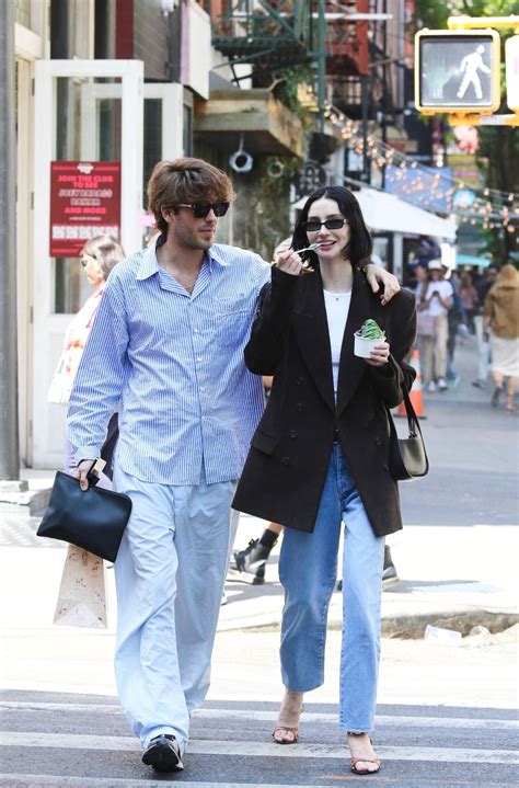 Meadow Walker And Louis Thornton Allan In Manhattans Soho Neighborhood 05 31 2023 • Celebmafia