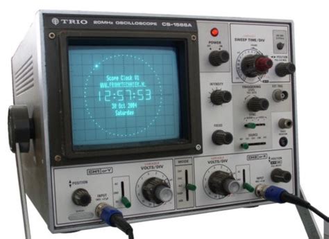 Oscilloscope Clock Make