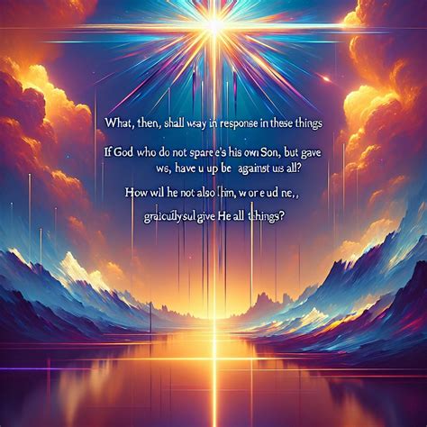 What Does Romans 831 32 Mean Bible Art