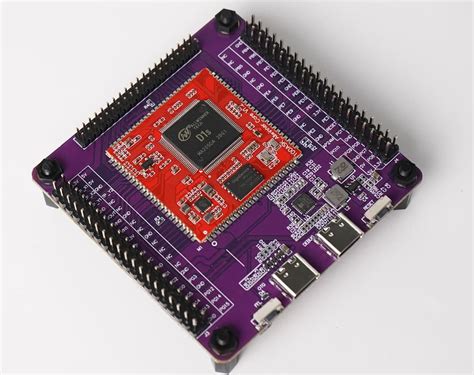 dongshanpi d1s an allwinner d1s risc v development board designed to