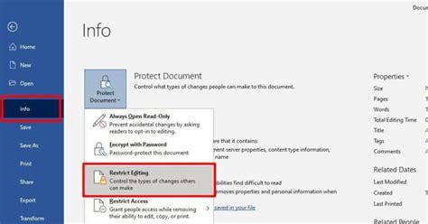 How To Restrict Other Users From Editing A Word Document Vegadocs