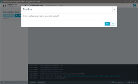 Nrf52840 Dk Can Not Connect To Nrf Connect For Desktopbluetoooth Low