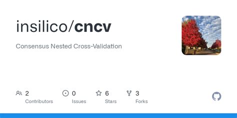 github insilico cncv consensus nested cross validation