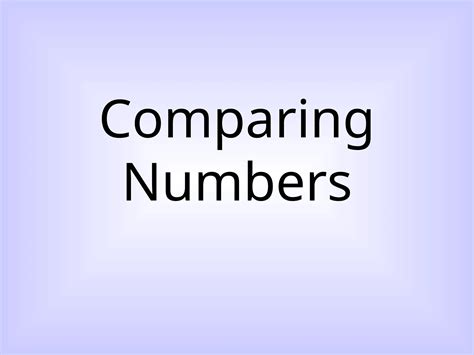 Lesson 2 And 3 Comparing Numbers Such As Place Value Ppt