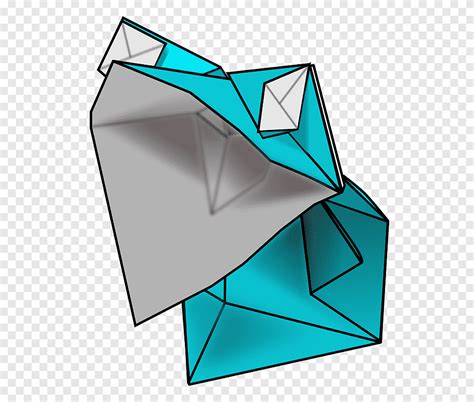 오픈 종이 접기 무료 콘텐츠 일러스트 거대한 종이 접기 크레인 푸른 각도 Png Pngegg