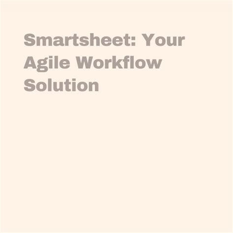 Video Sathiskumar Jaikrishnan On Linkedin Transforming Smartsheet Into A Dynamic Workflow