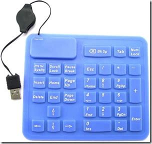 Flexible Silicone USB Numpad HighFidelityReview Hi Fi Systems DVD Audio And SACD Reviews