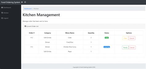 Food Ordering System In PHP With Source Code Source Code Projects