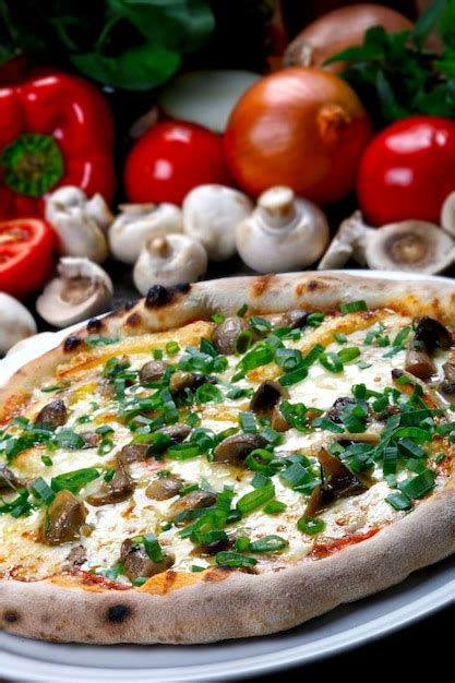 Premium Photo Pizza Mushroom