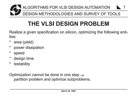 Chap 1 2pdf Basic Concepts Of Cad For Vlsi Ppt