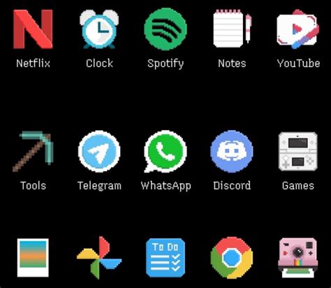 Make Custom Pixel App Icons By Miiyumiin Fiverr