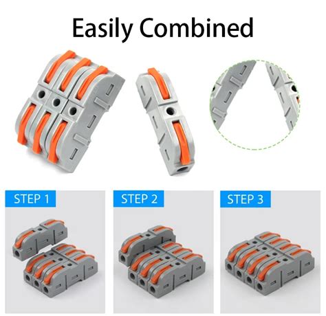 Quick Lever Wire Connectors Pcs Set Lt Universal Push In Quick Splicing Electrical Cable