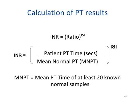 What Is Inr Normal Range And How To Calculate It At Beulah Insley Blog
