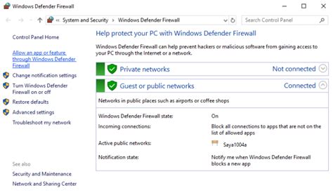 How To Block Or Unblock Programs In Windows Defender Firewall