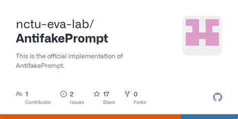 GitHub Nctu Eva Lab AntifakePrompt This Is The Official Implementation Of AntifakePrompt