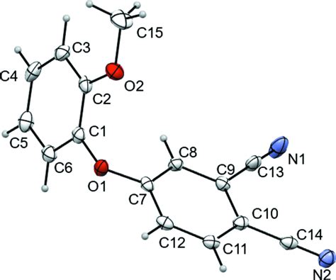 The Mol­ecular Structure Of M 4 2 Meth­oxy Phen­oxyphthalo­nitrile Download Scientific