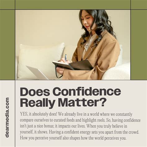Why Is Confidence Important The Power Of Self Assurance Dear Media