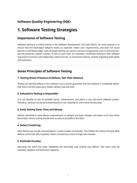Software Testing Strategies Overview Pdf Software Testing Unit