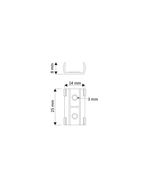 Suporte Para Sensor De Porta Branco Dbr