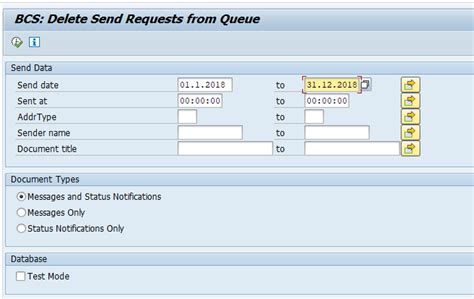 Deleting Sap Office Documents