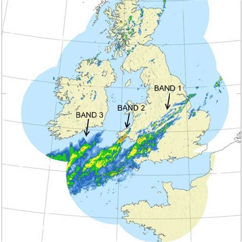 Radar Derived Surface Precipitation Rate 1 Km Composite At 15 00 Utc