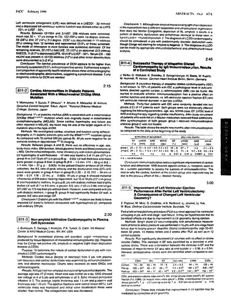Pdf Improvement Of Left Ventricular Ejection Performance After Partial Left Ventriculectomy A