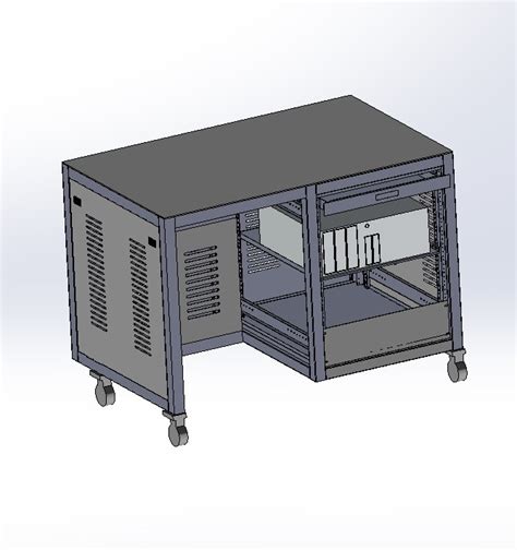 A8 测试机工作台 Solidworks 2016 模型图纸下载 懒石网