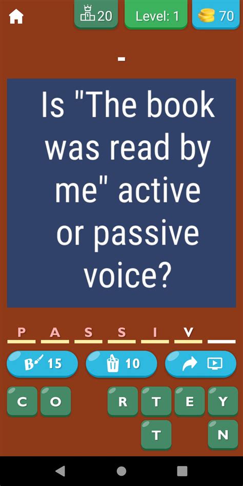 Active And Passive Voice Quiz Apk For Android Download