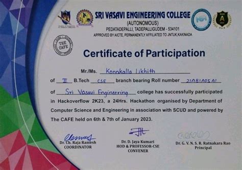Likhith Konakalla On Linkedin Cse Engineering Events