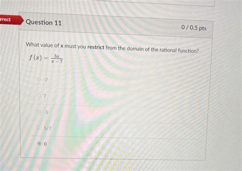 solved what value of x must you restrict from the domain of