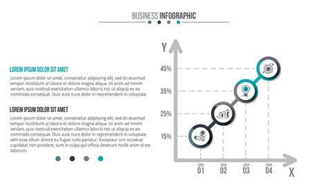 인포그래픽 차트의 예 프리미엄 벡터