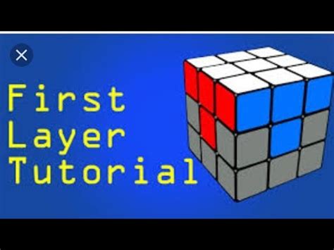 HOW TO MAKE FIRST LAYER IN RUBIX S CUBE PART 2 BY AIMING TREE YouTube