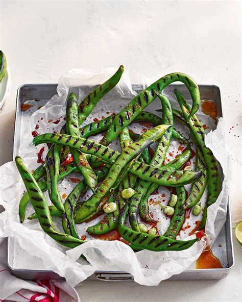 Charred Broad Beans With Soy Dressing Recipe Delicious Magazine